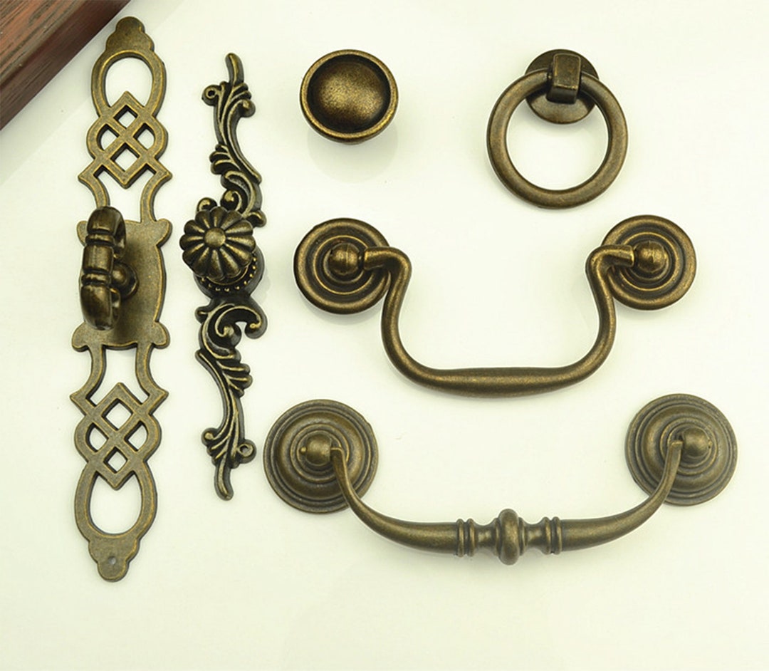 3.54 " 4.25" Drop Bail Pulls Furniture Cabinet Door Handle Pulls Knobs ...