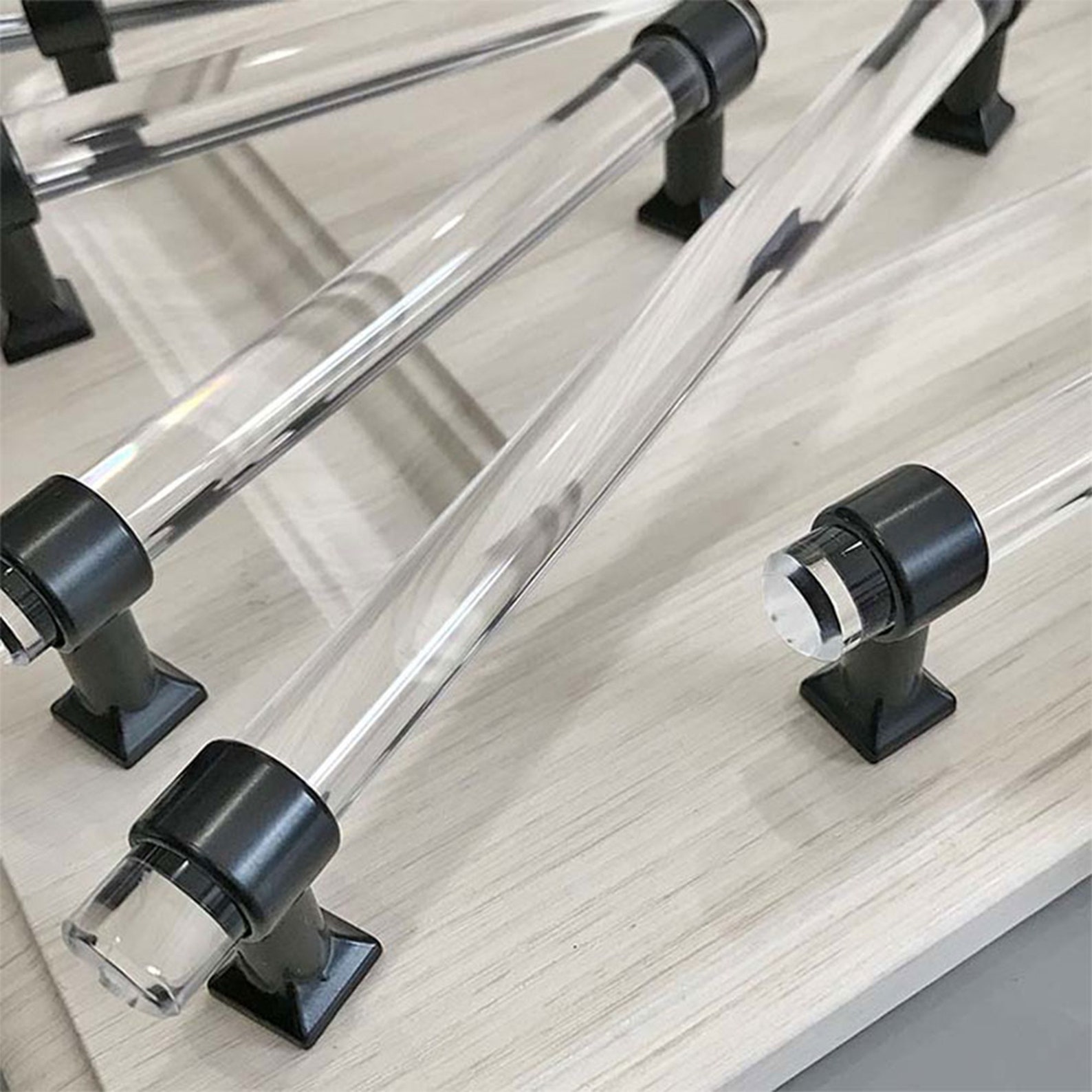 7.56 8.8 10 Long Acrylic Cabinet Handles - Etsy