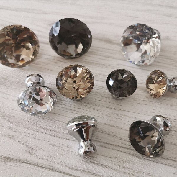 Rhinestone Knobs - Etsy