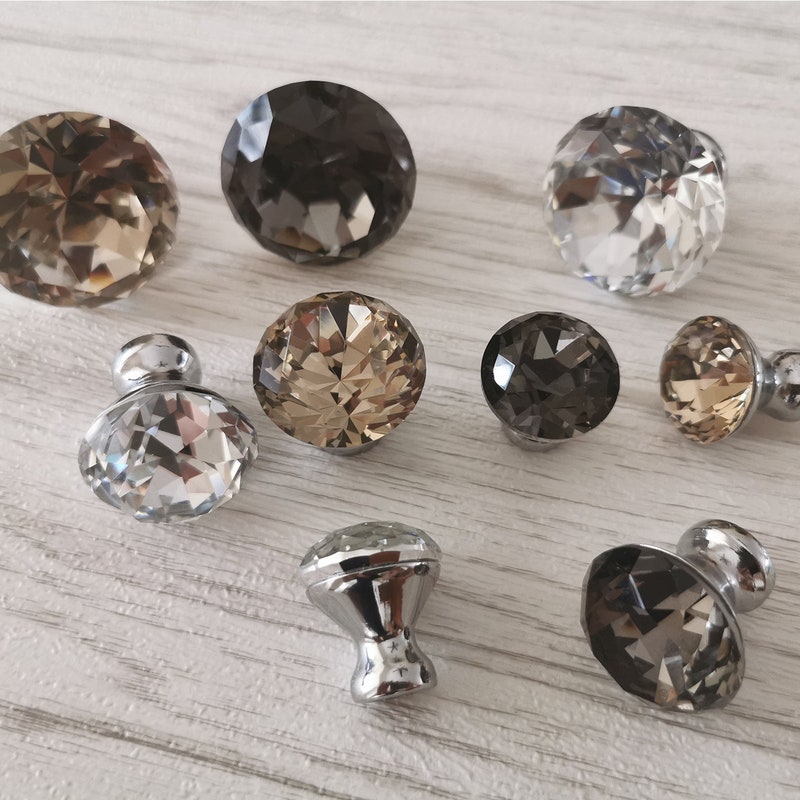 Rhinestone Knobs - Etsy