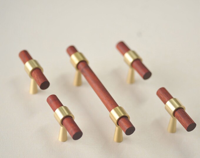 Long Solid Brass Wood Cabinet Handles Pulls Knobs Modern - Etsy