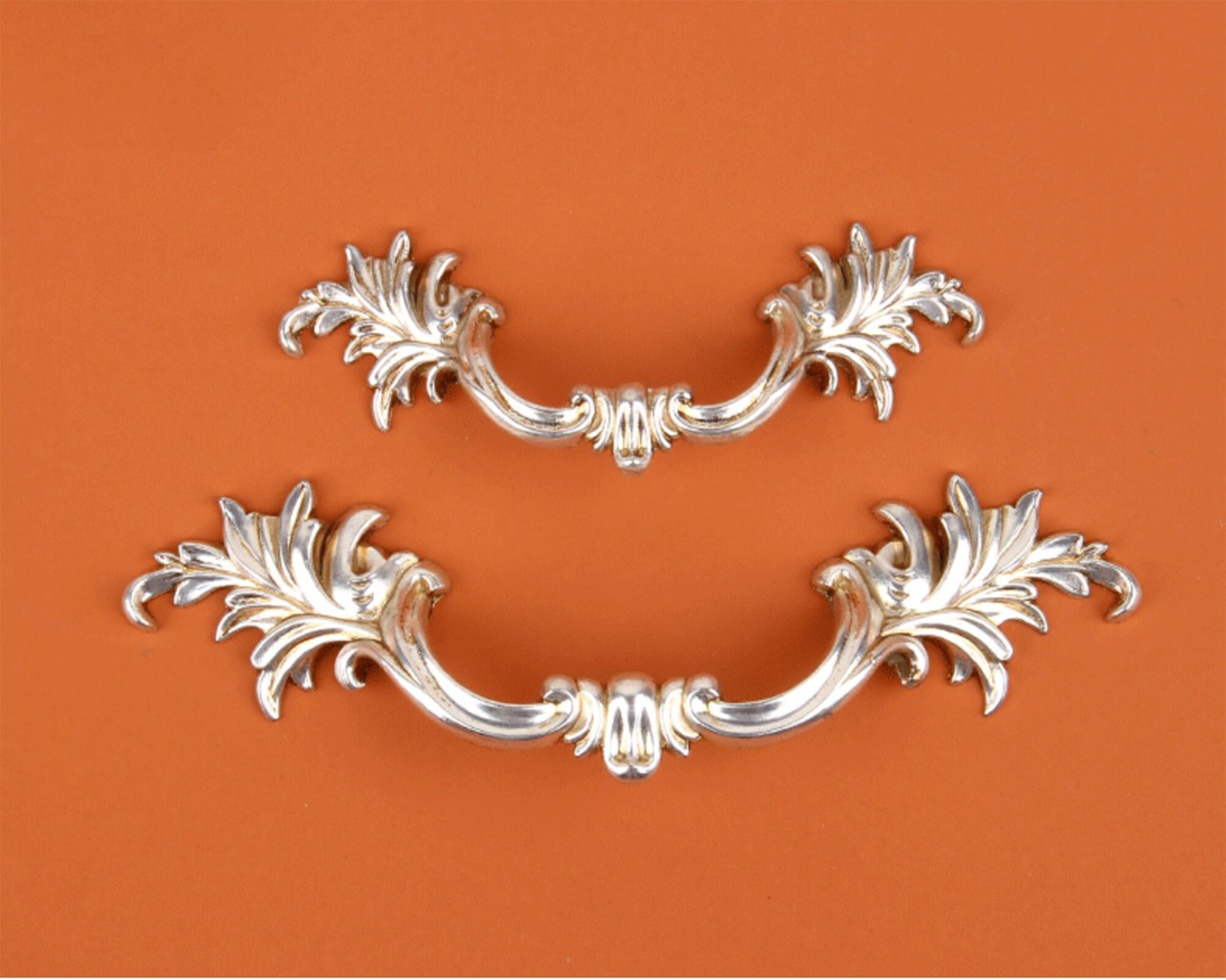 2.5 3 3.75 Bow Carved Antique Sliver Bronze | Etsy