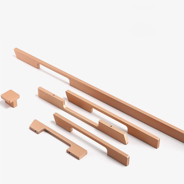 Rose Gold Cabinet Hardware - Etsy