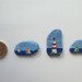 Mini Sailing Fridge Magnets Set of 3 Handpainted Slate Day Light Scene ...