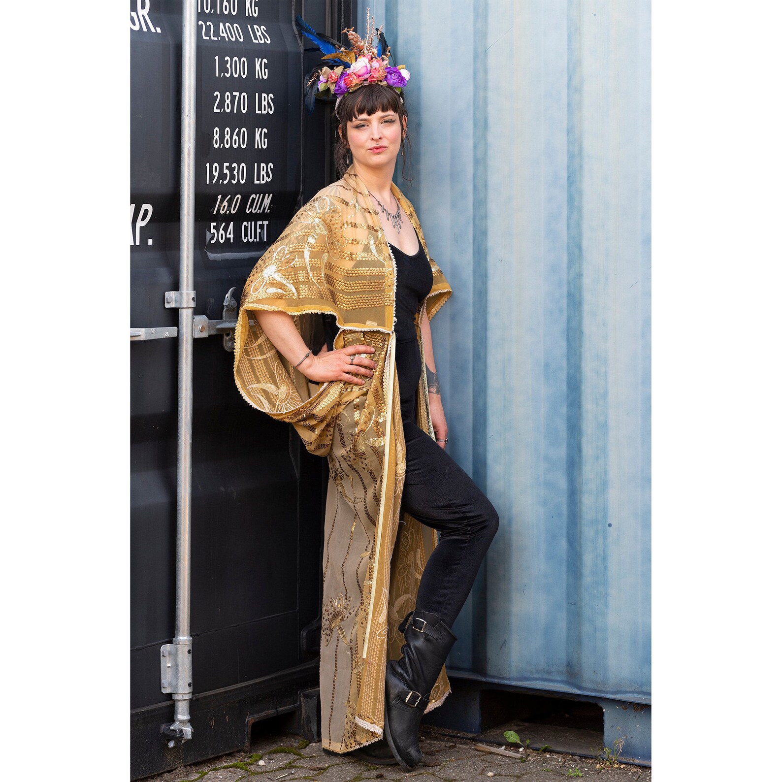 Handmade Burlesque Headdress: Vintage Flowers & Feathers Fascinator - Etsy