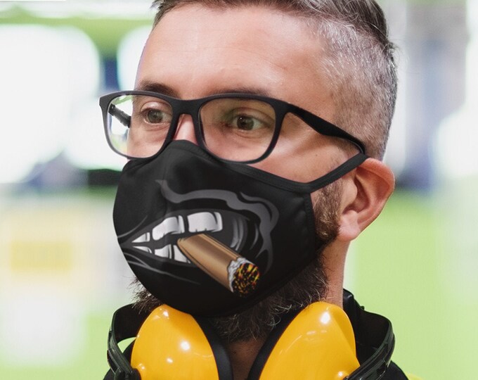 Cigar Mouth Face Mask - Etsy