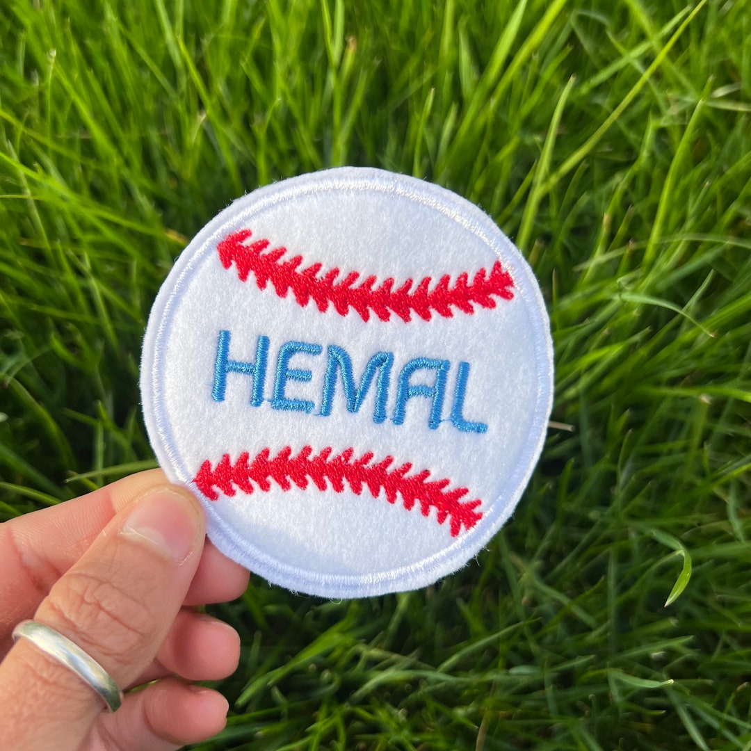 Personalized Baseball Iron on Patch, Name Patch, Embroidery Baseball ...