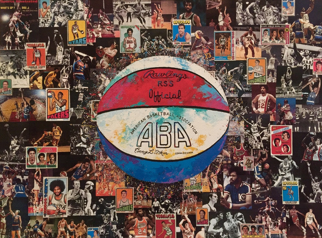 American Basketball Association (ABA) Greatest Players Gallery Wrapped ...