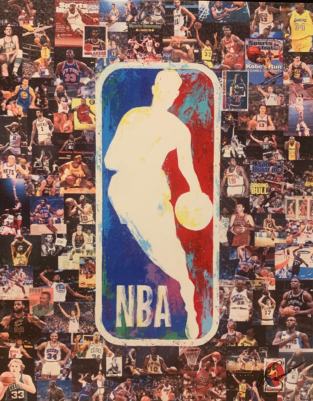 NBA 50 Greatest Players of All Time Collage - Etsy
