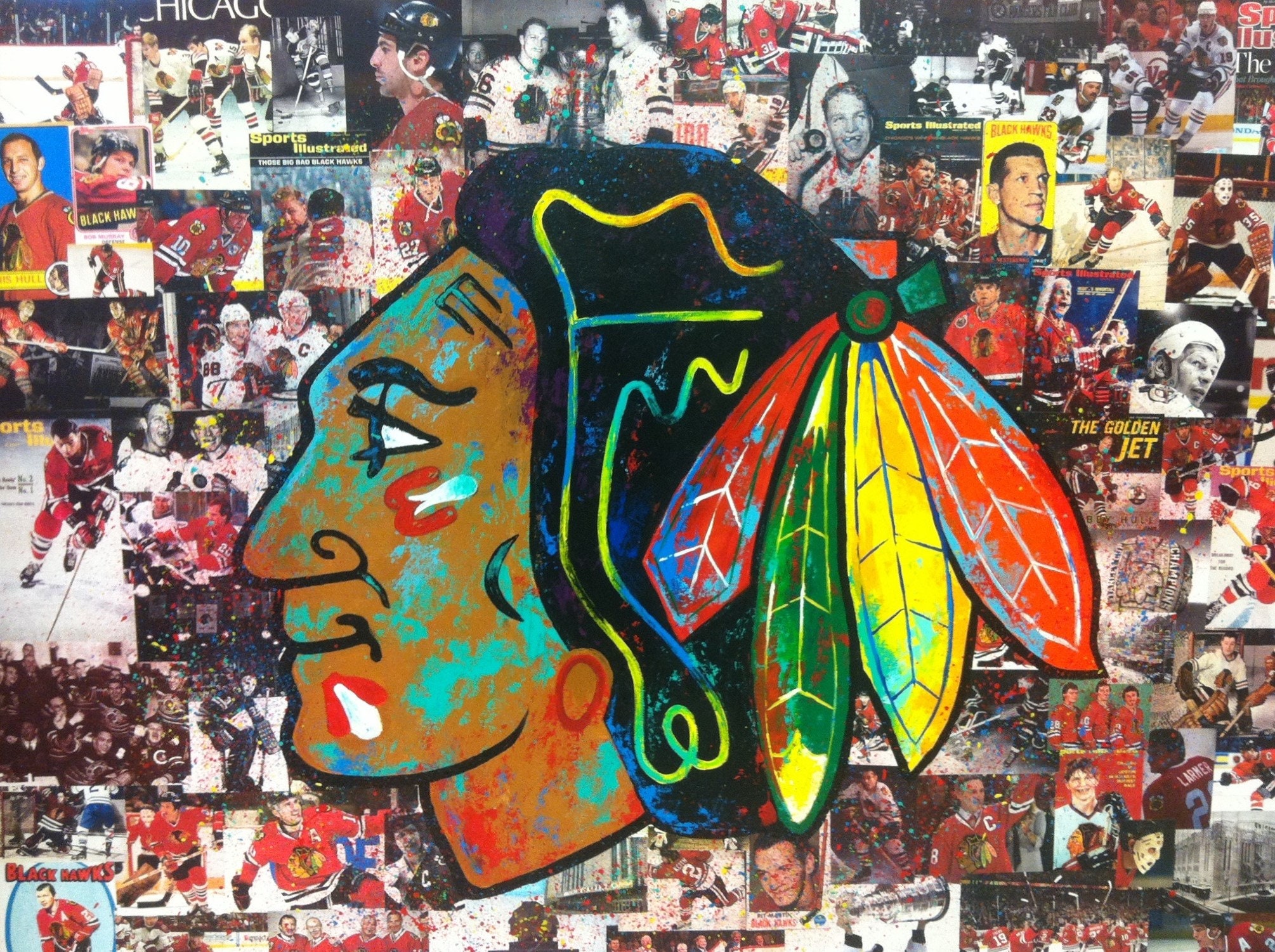 Cool Blackhawks Logo C
