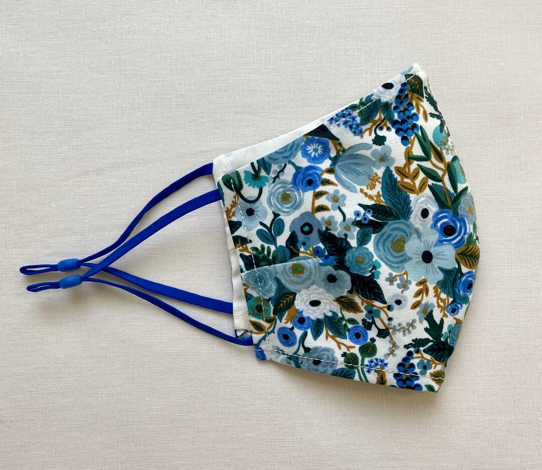 Rifle Paper Co. Floral Face Mask: Reversible Cotton Mask With Filter ...
