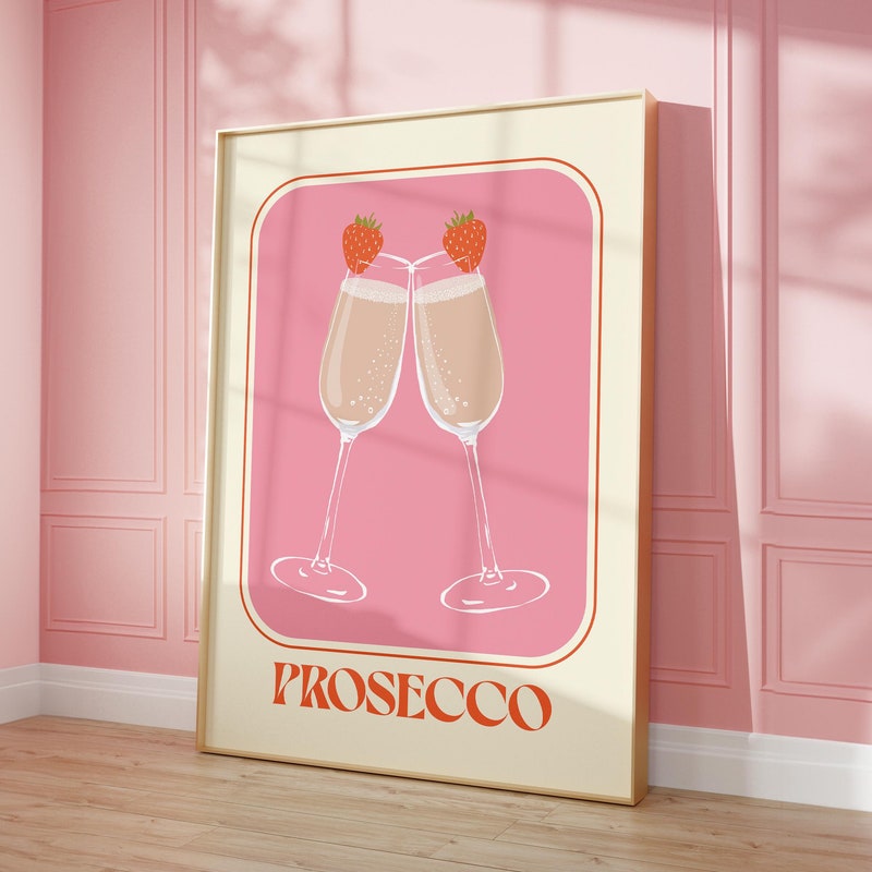 Poster Prosecco - Etsy UK