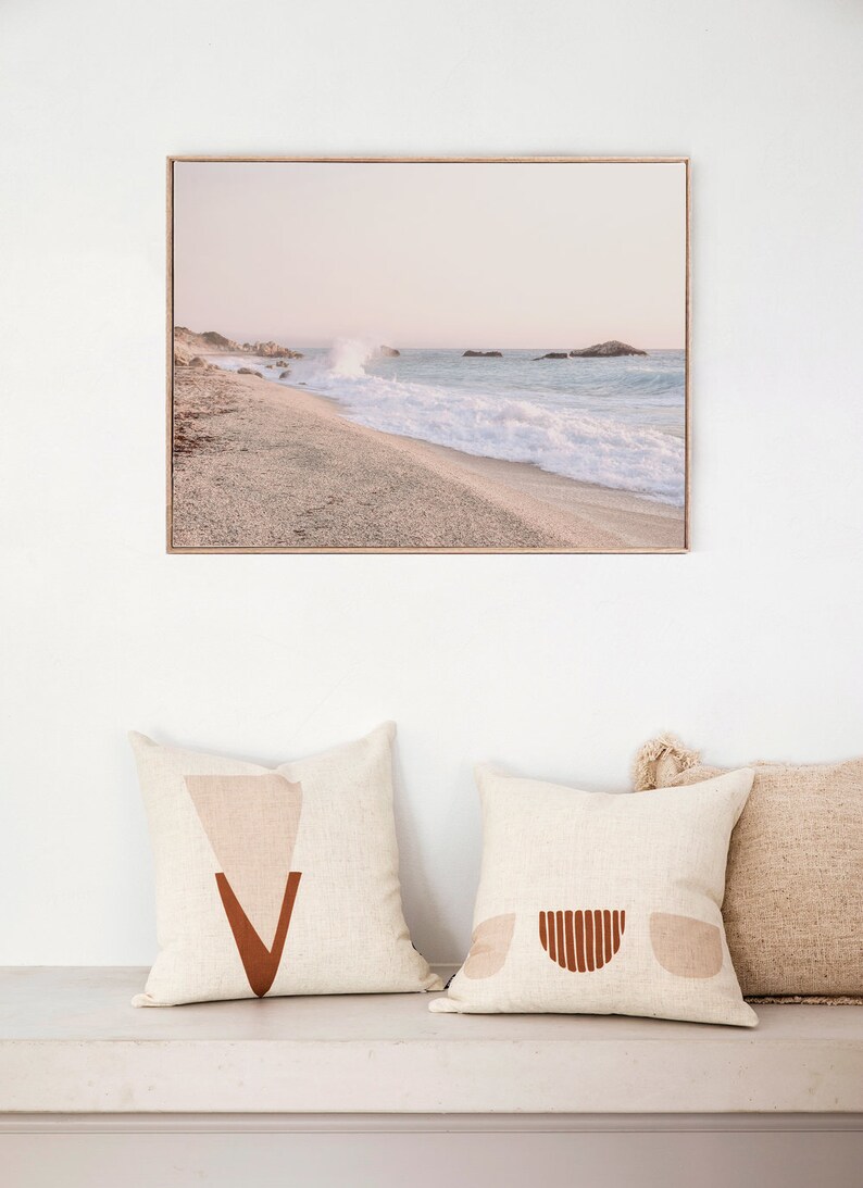 Coastal Wall Art Beach Printable Wall Art Neutral Beach - Etsy