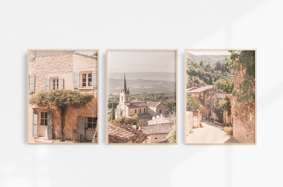 Provence Print Set of 3 Prints France Prints Printable Art France Wall ...