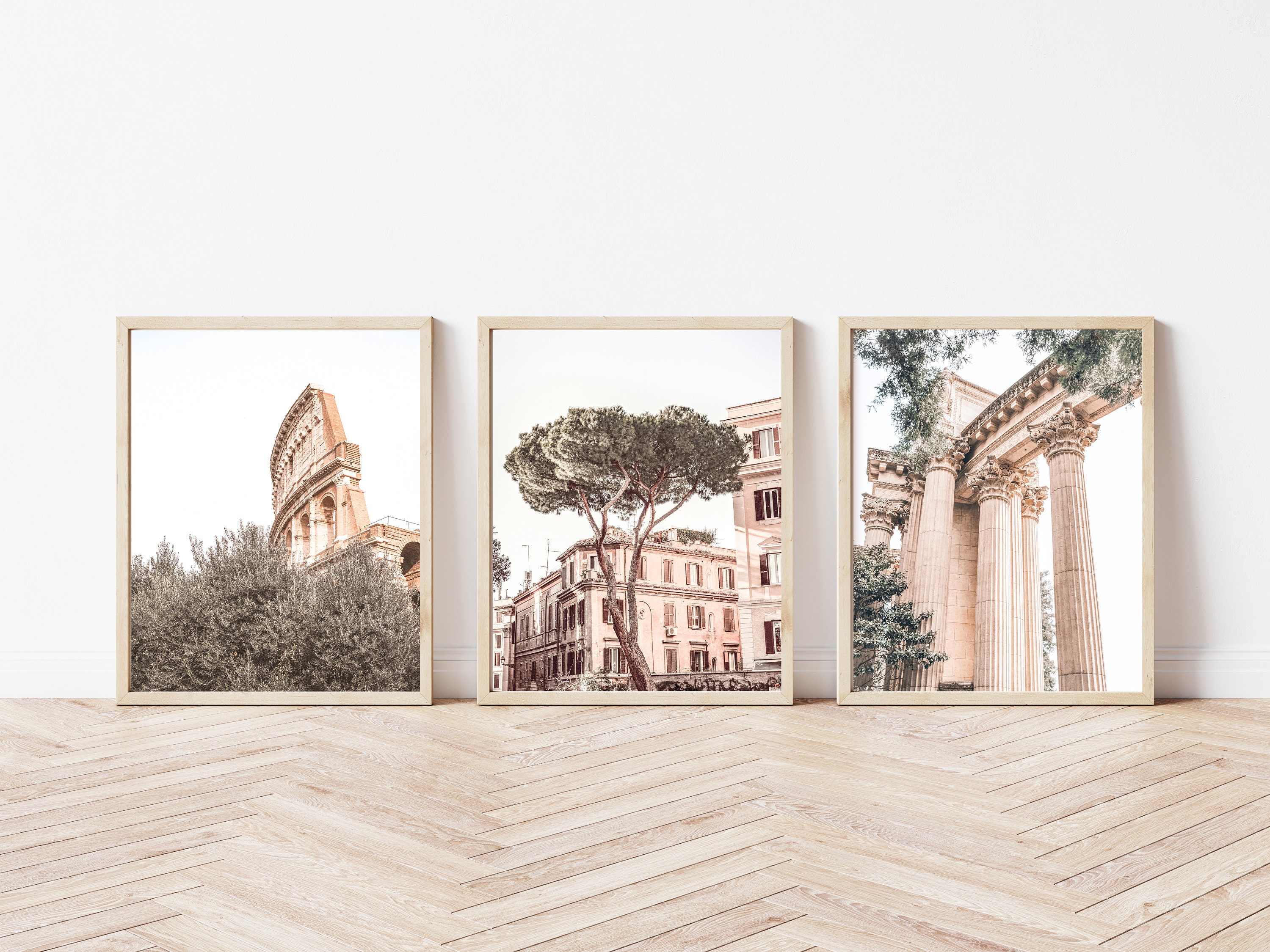 Rome Prints Set of 3 Prints Rome Wall Art Printable Art | Etsy