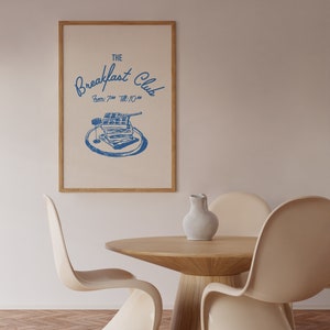 Hand Drawn Kitchen Print Set of 3, Breakfast Wall Art, Pasta Printable ...