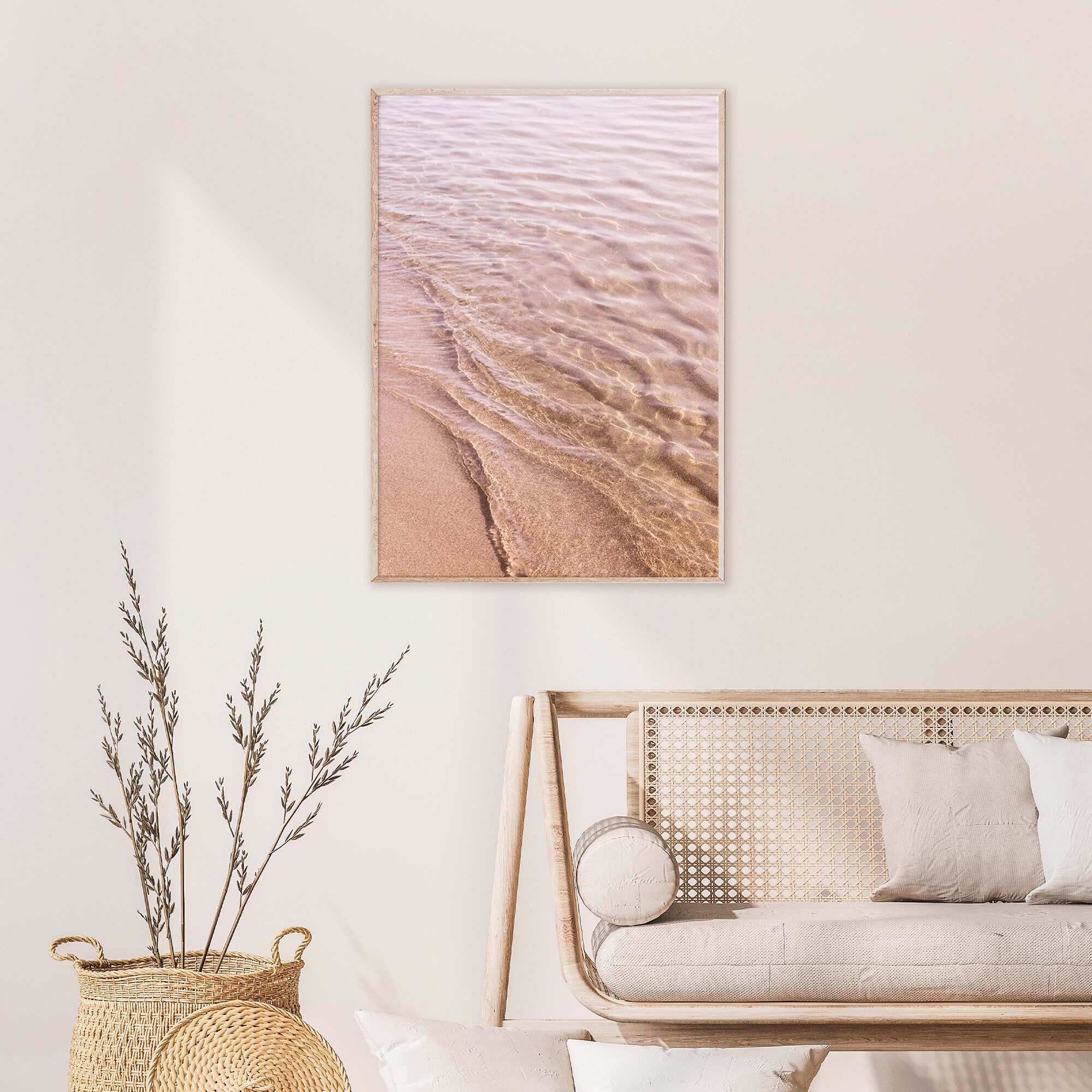 Beach Print Water Ripple Print Tropical Print Boho Wall | Etsy