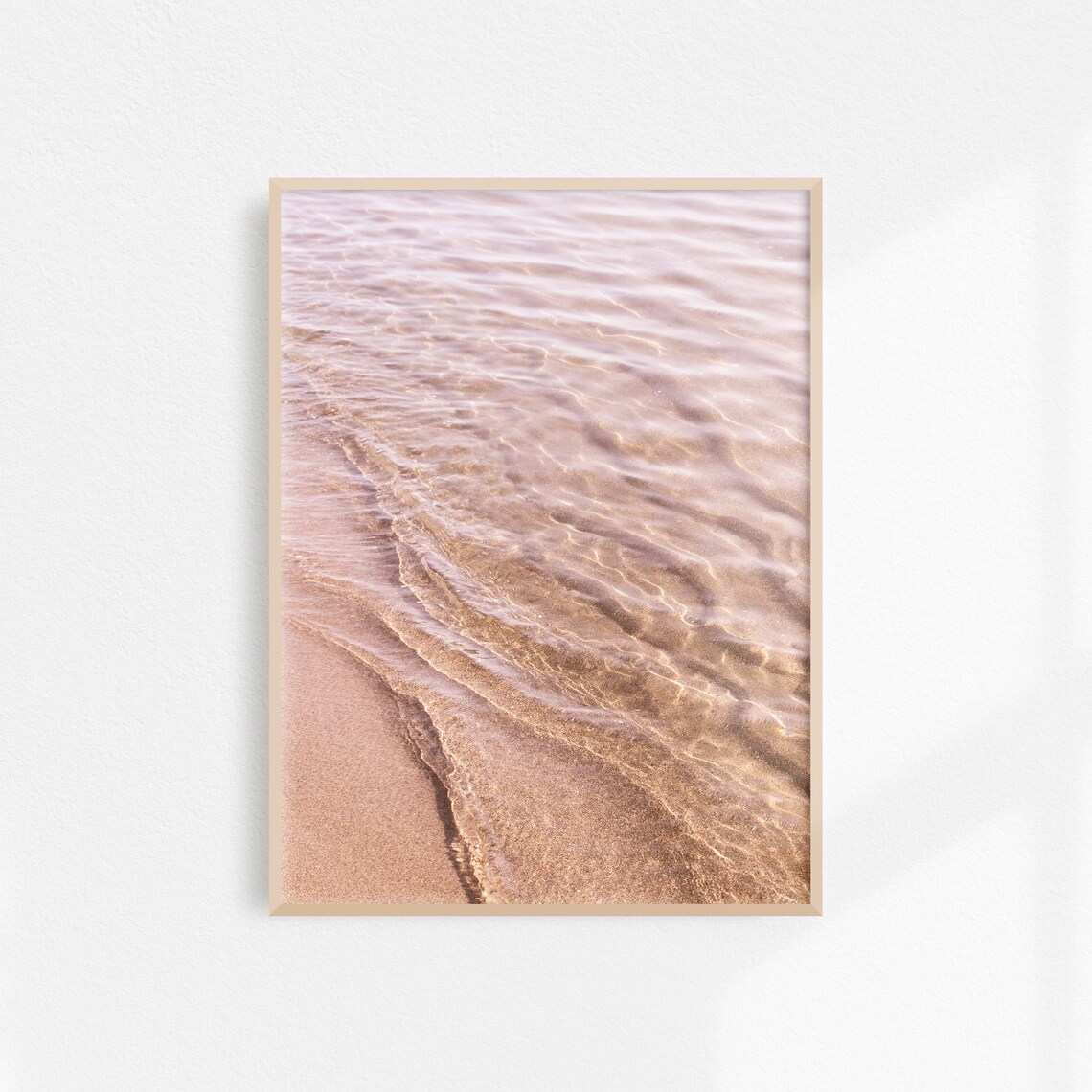 Beach Print Water Ripple Print Tropical Print Boho Wall | Etsy