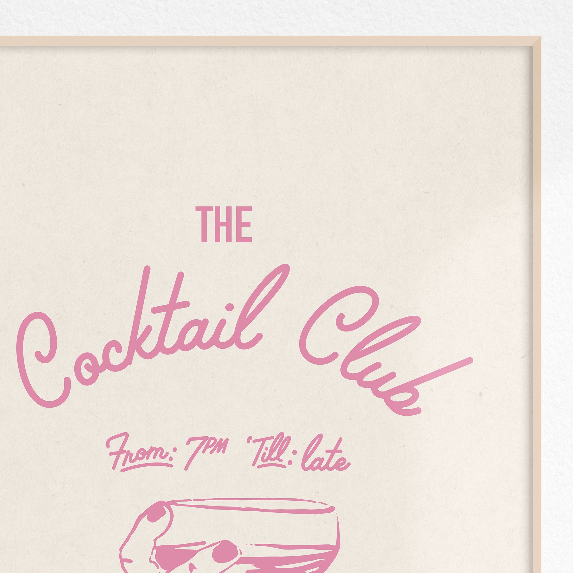 Hand Drawn Cocktail Club Printable Art Cheers Print, Cin Cin Poster ...