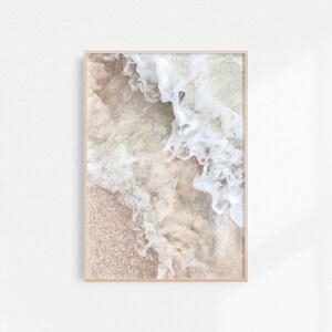 Neutral Beach Prints Set of 3 Printable, Coastal Wall Art Beach Wall ...