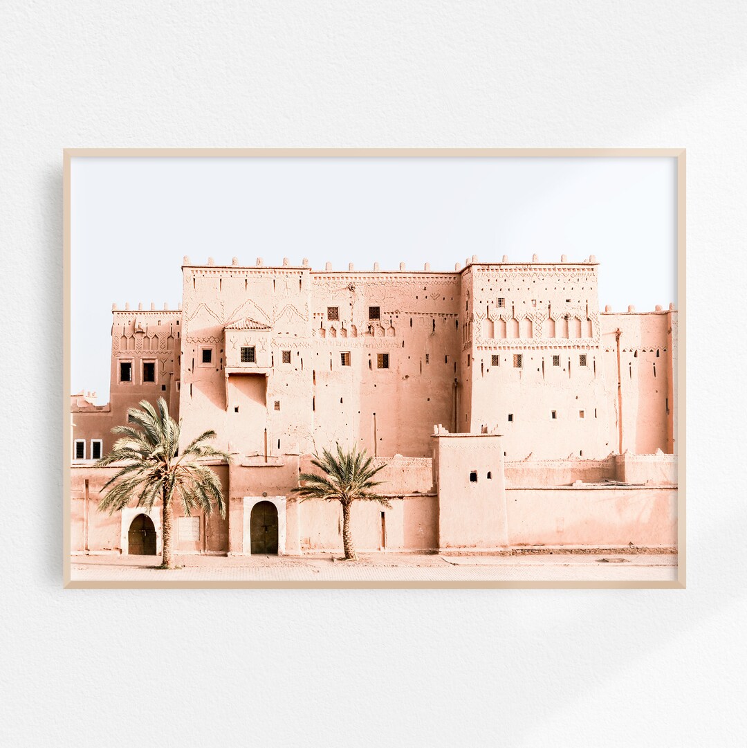 Desert Architecture | Moroccan Print | Desert Print | Marrakech Wall ...