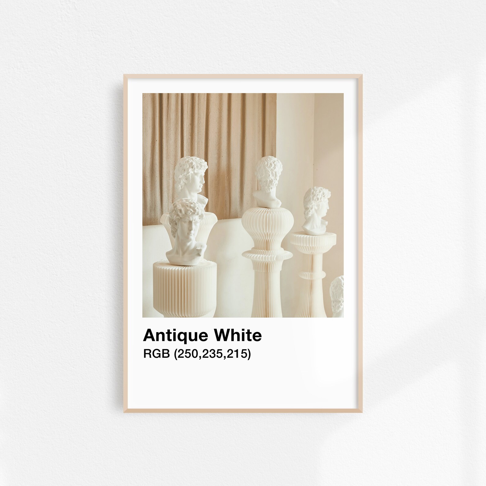 Fashion Aesthetic Poster Set Minimalist Wall Art Beige - Etsy