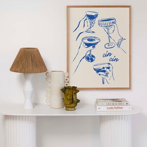 Cheers Printable Art Cin Cin Poster, Italy Wall Art Trendy Wall Art ...