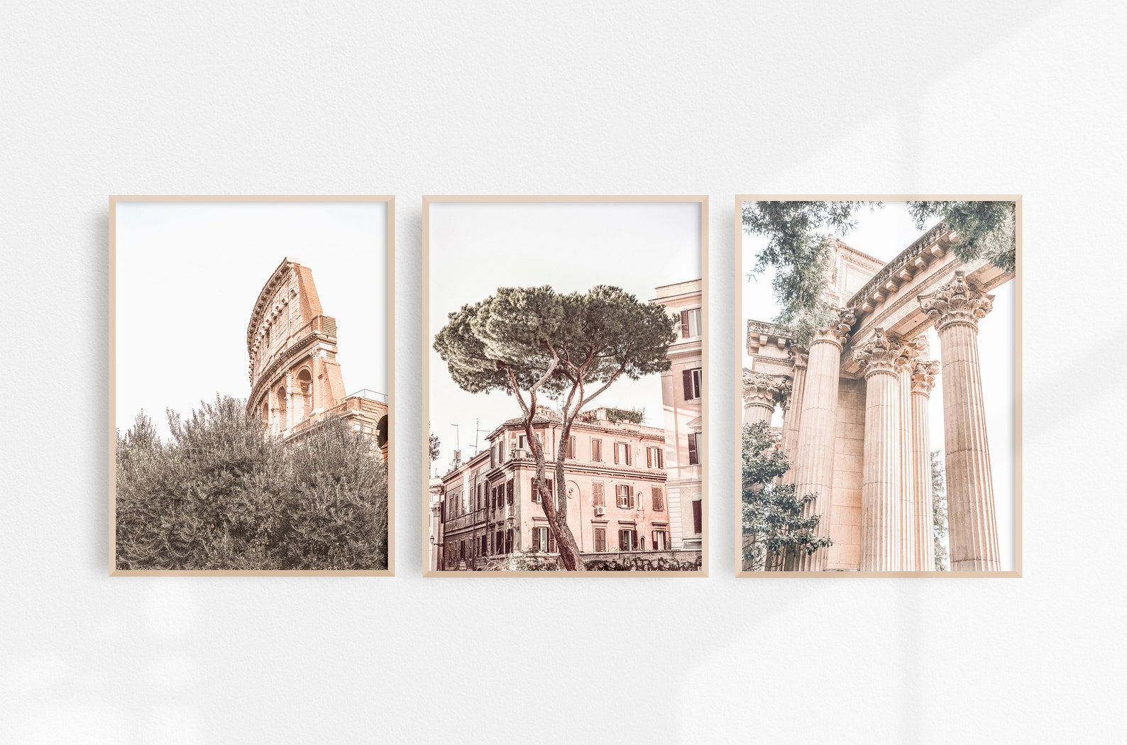 Rome Prints Set of 3 Prints Rome Wall Art Printable Art - Etsy