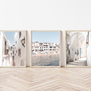 Mallorca Prints Set of 3 Prints Spain Print Beach Wall Art Downloadable ...