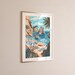 Capri Painting Amalfi Coast Watercolor Printable Art, Blue Capri Print ...