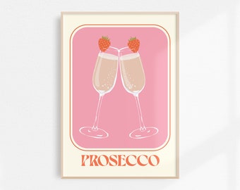 Original Red Wine Glasses Heart Love Splash Watercolour Art Print ...