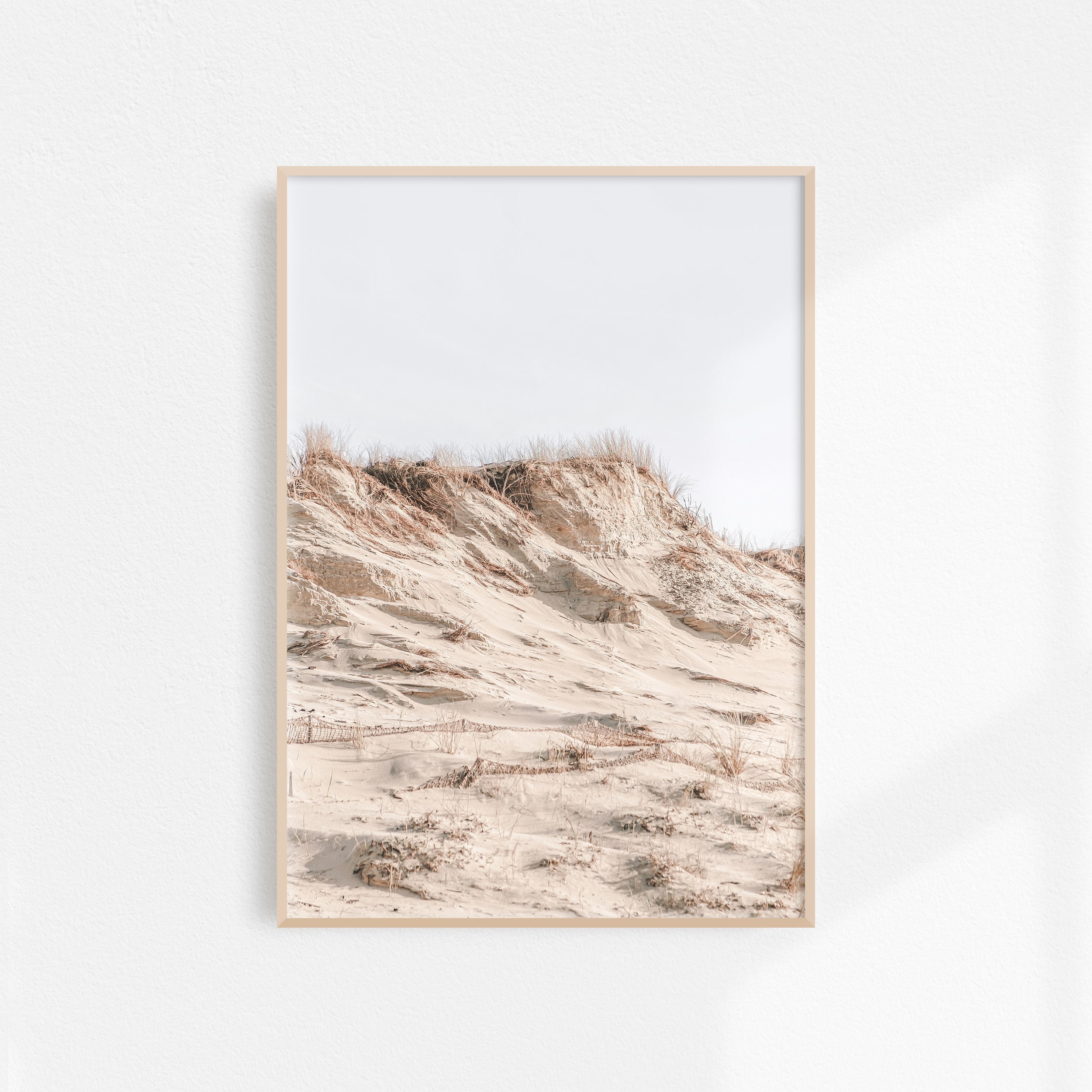 Neutral Beach Prints Set of 6, Coastal Printable Art Gallery Wall Set ...