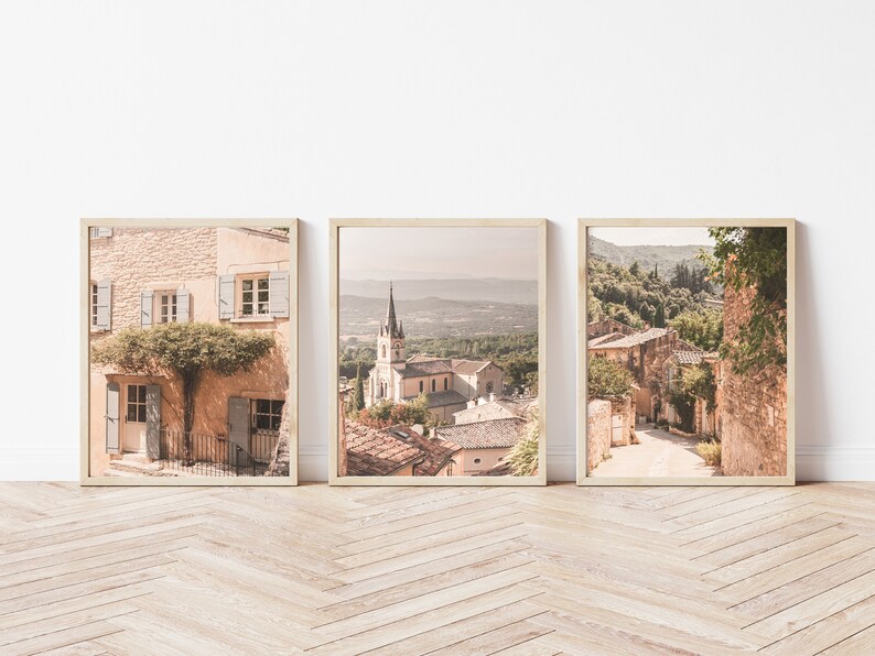 Provence Print Set of 3 Prints France Prints Printable | Etsy