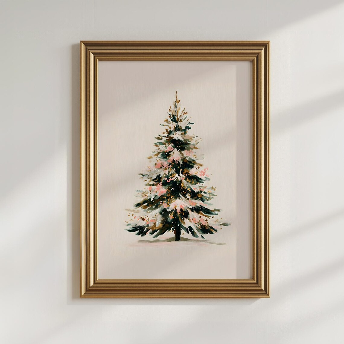 Neutral Christmas Prints Set of 3: Vintage Christmas Printable Art ...