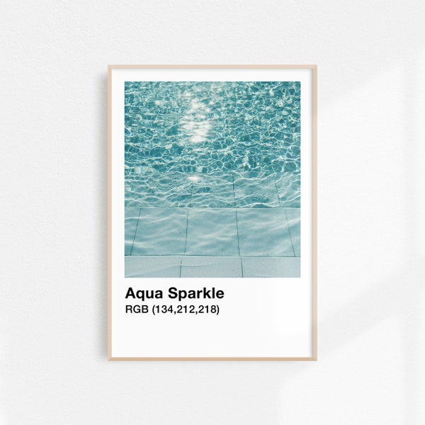 Aqua Wall Art - Etsy