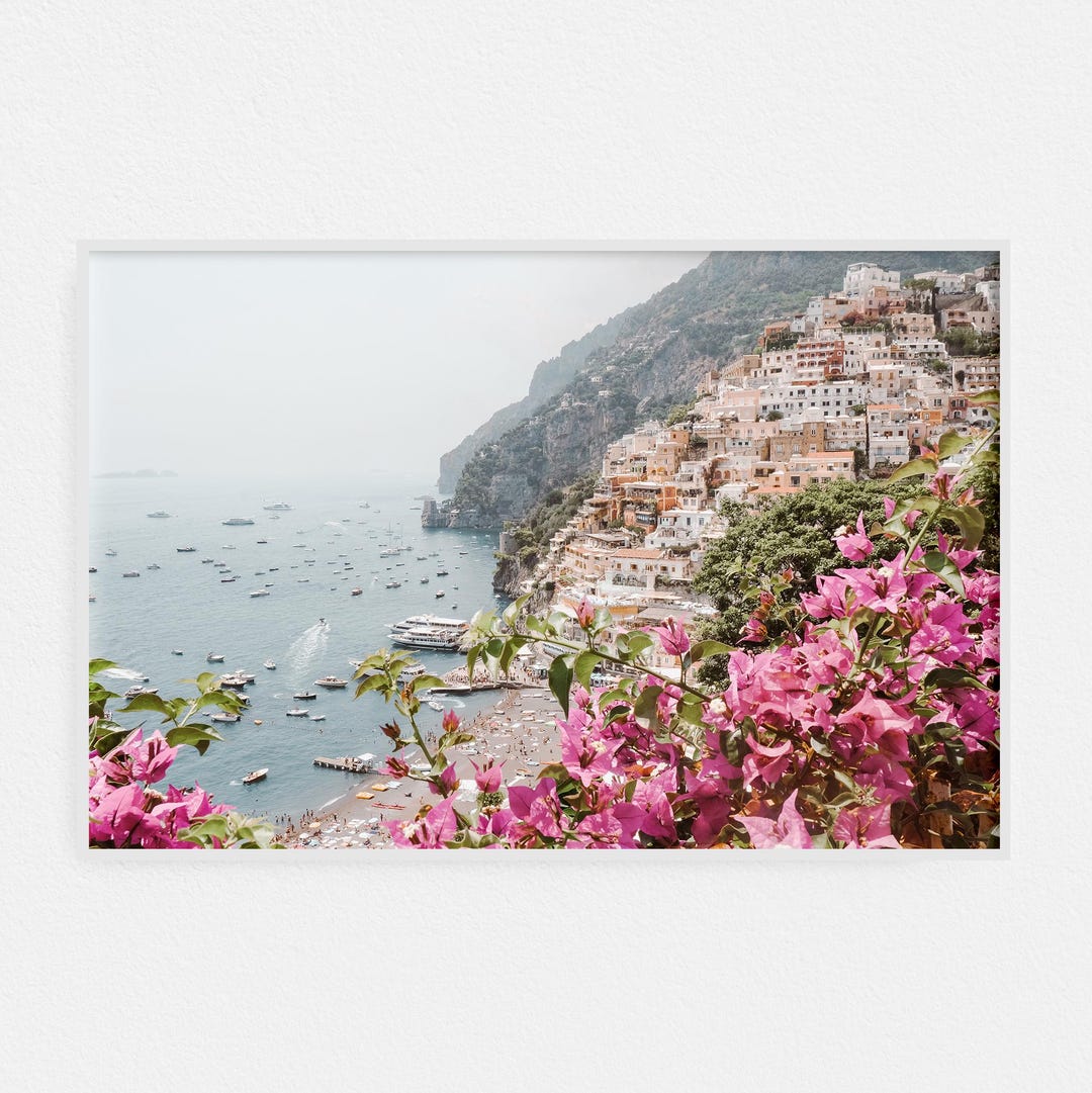 Large Positano Printable Art Italy Wall Art Amalfi Coast Print, Italy ...