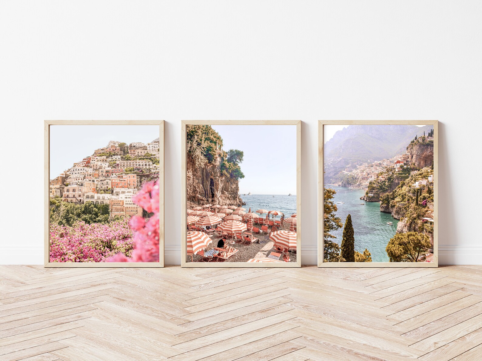 Positano Prints Set of 3 Prints Amalfi Coast Print Positano Wall Art ...