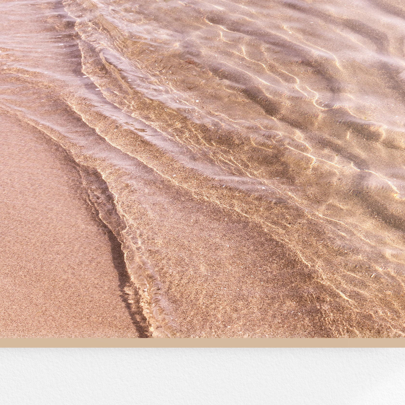 Beach Print Water Ripple Print Tropical Print Boho Wall | Etsy