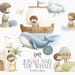 Jonah and the Whale Clipart Set, Biblical Story Clipart, Cute Bible PNG ...