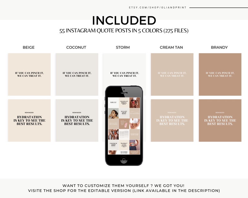 55 BODY SCULPTING Post Body Sculpting Posts Instagram Body | Etsy UK