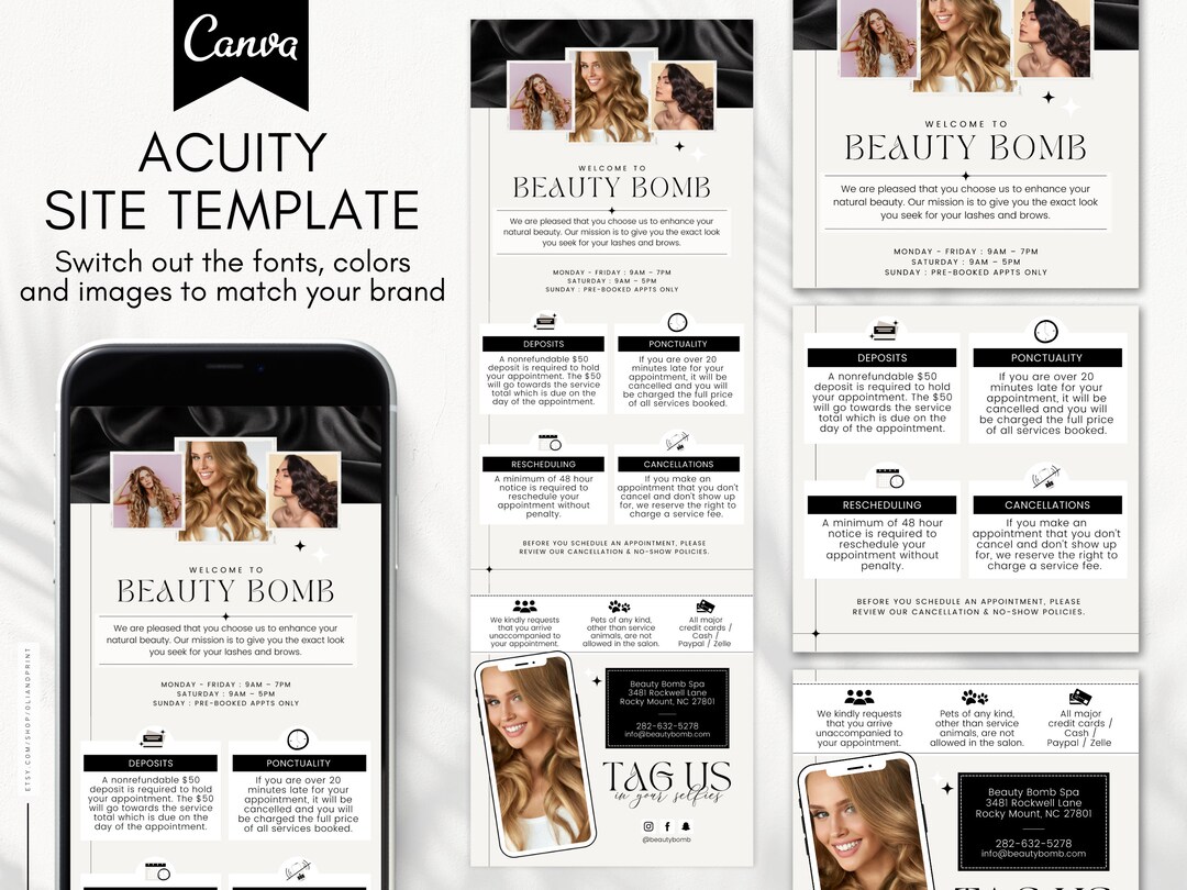 Acuity Scheduling, Acuity Site, Acuity Booking, Acuity Template, Acuity ...