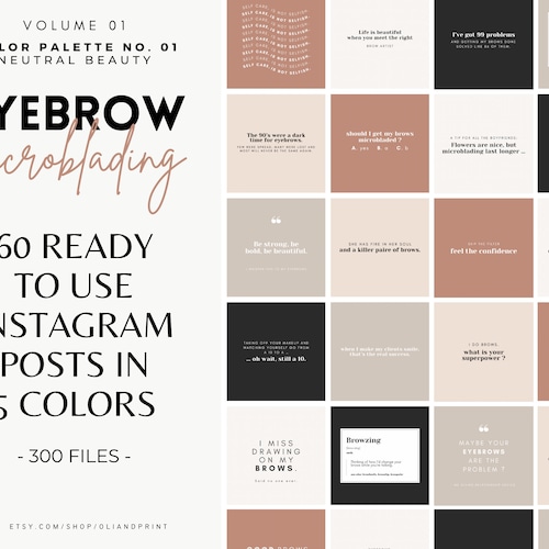 Brow Instagram Post Eyebrow Posts Brow Quotes Eyebrow - Etsy