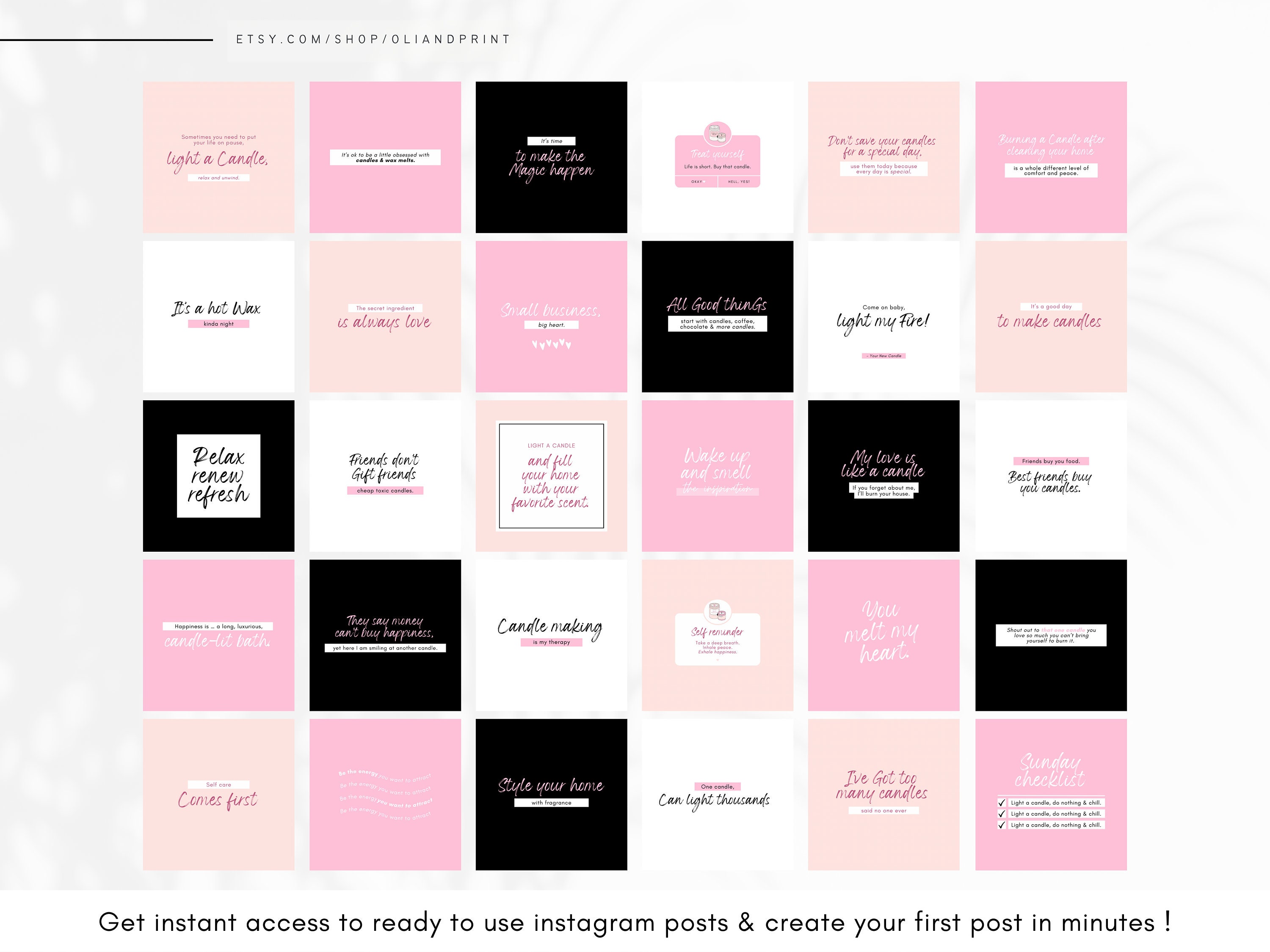 60 CANDLE BUSINESS Instagram Posts, Candle Business Posts, Wax Melt ...