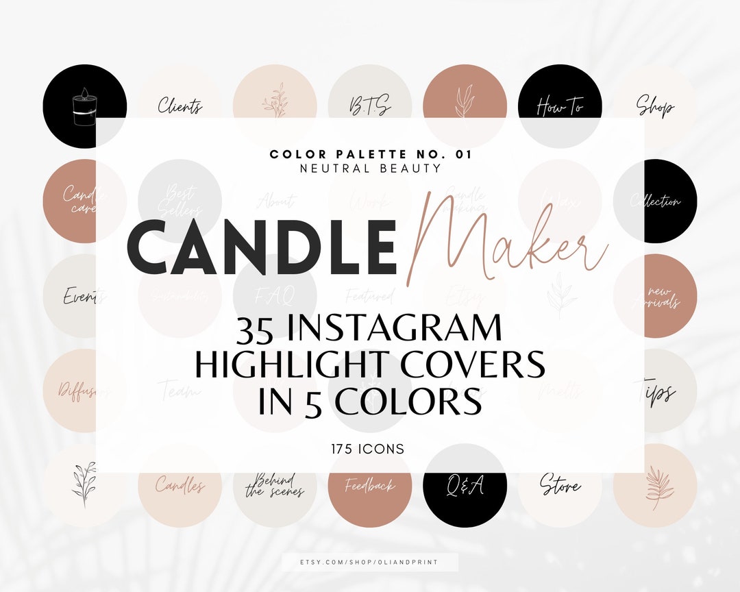 35 CANDLE BUSINESS Highlight Covers, Candle Business Covers, Wax Melt ...