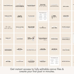 Editable Body Sculpting Instagram Quote, Body Sculpting Instagram, Body ...