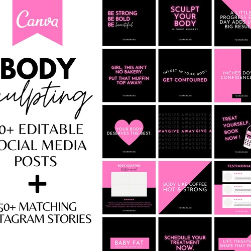 Body Contouring Instagram Post Body Sculpting Instagram - Etsy