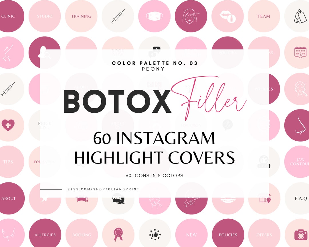 Botox Filler, Botox Covers, Instagram Post, Botox Instagram, Highlight ...