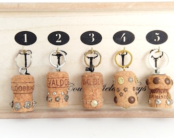 Wine Cork Key Ring - Etsy
