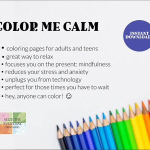Love Quote Coloring Page. Color Me Calm Series. Adult and Teen Coloring ...
