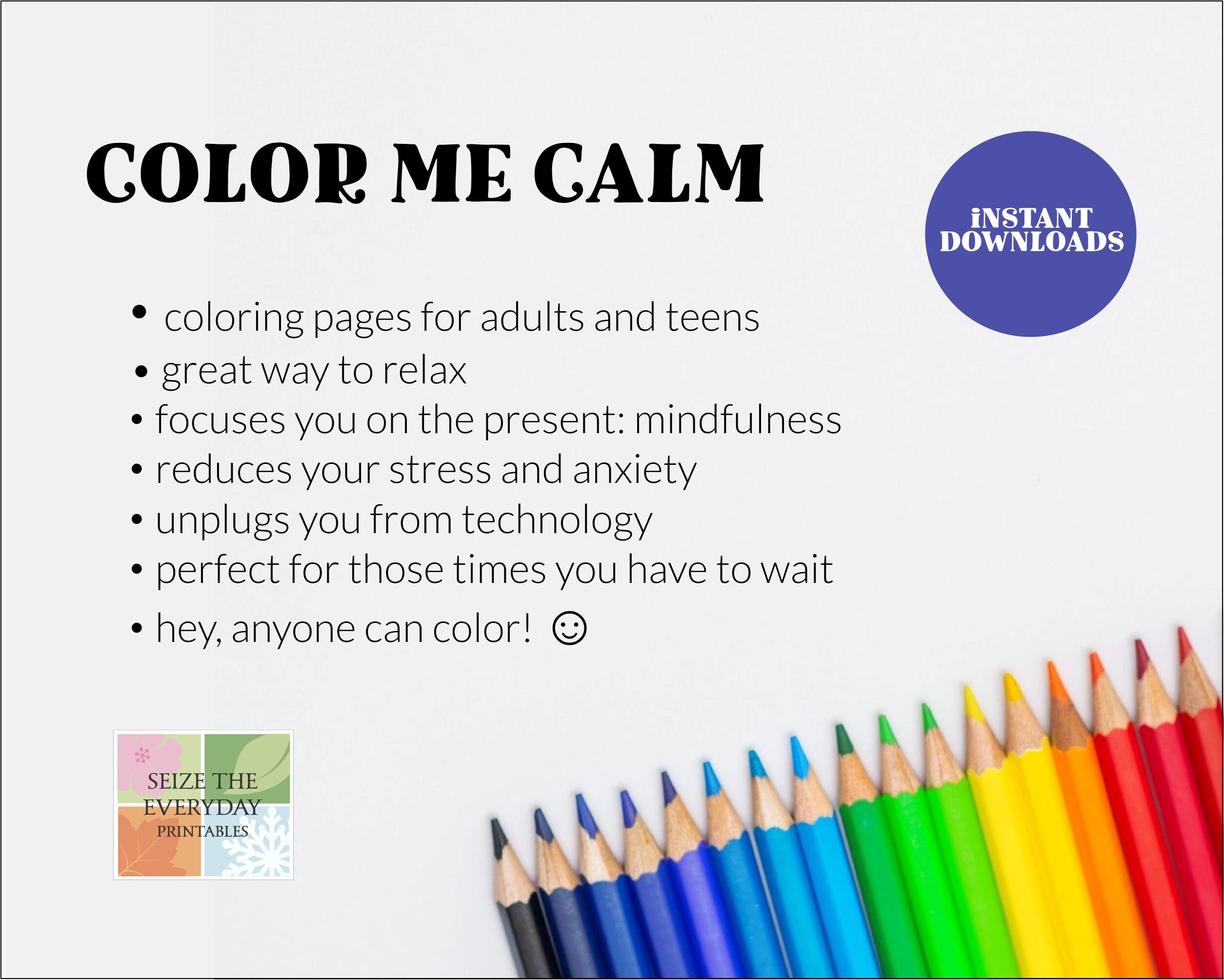 Love Quote Coloring Page. Color Me Calm Series. Adult and Teen Coloring ...